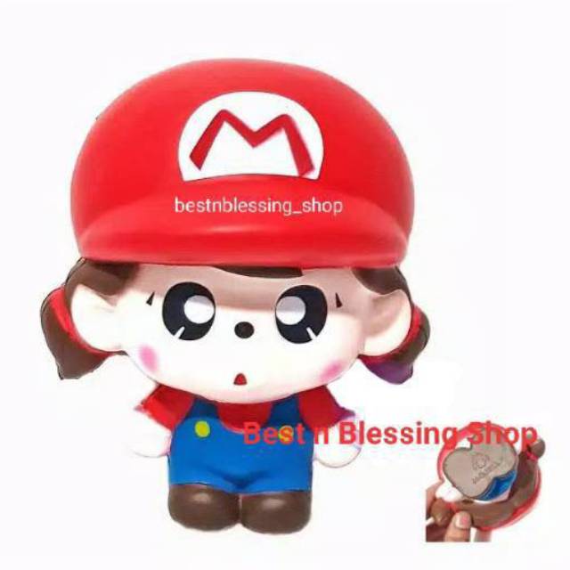 Jual SQUISHY LICENSED BIG HEAD GIRL MARIO BROS By MOJELLY | Shopee ...