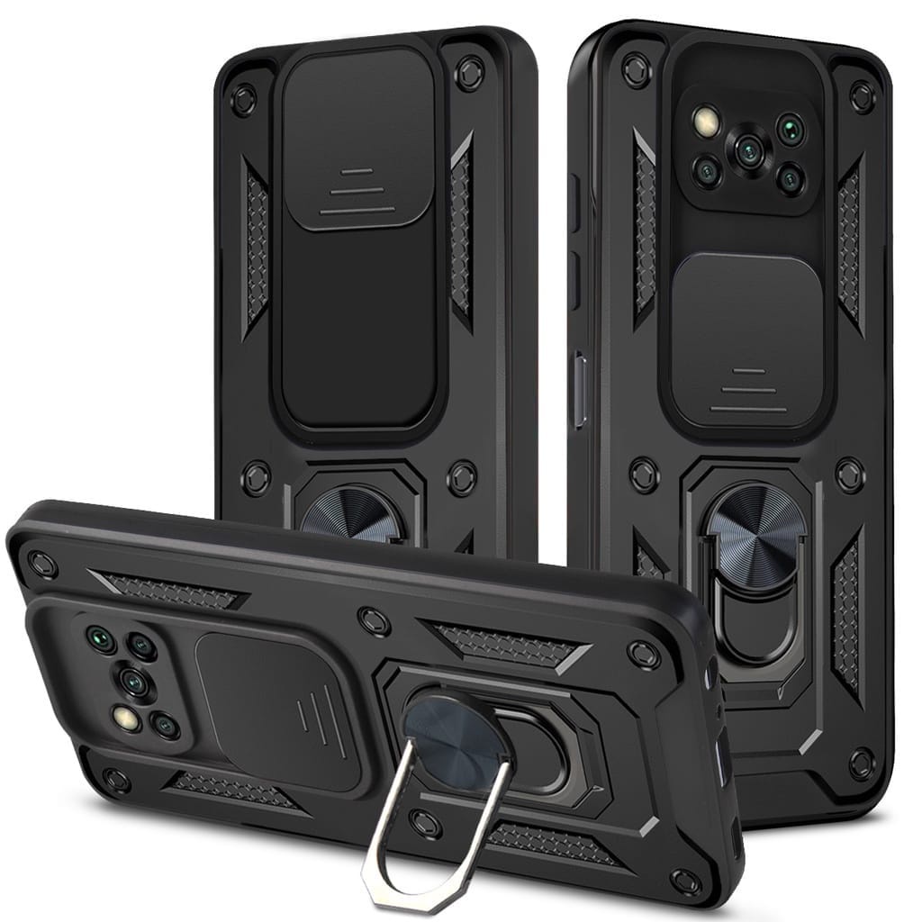 Jual Xiaomi Poco X3 - X3 Pro Case ARMOR SLIDE CAMERA PROTECTION Case Casing Hp Xiaomi Poco X3 ...