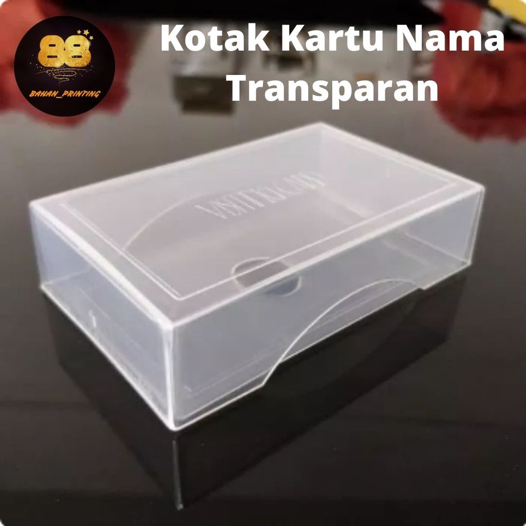Jual [50] Kotak Kartu Nama Plastik Transparan / Box Kartu Nama | Shopee ...