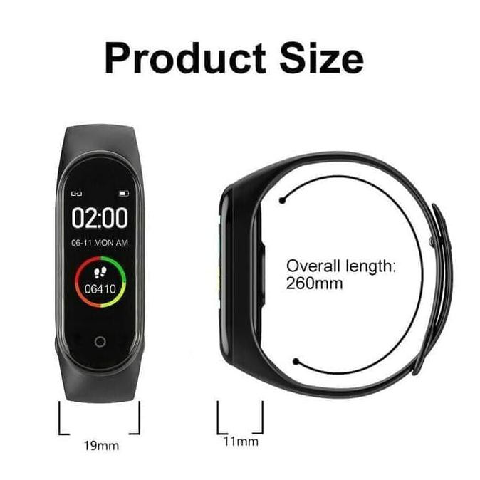 Jual Smart Watch M4 /smartwatch m4 Like Mi Band 4/ M 4 Smart Band SPORT ...