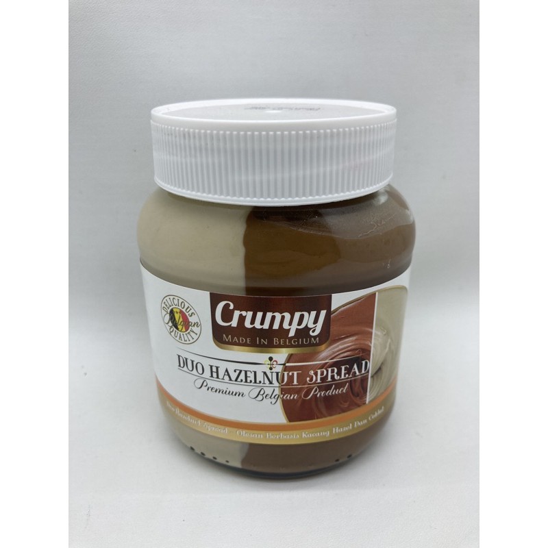 Jual Crumpy Duo Hazelnut Spread SELAI ROTI 400g [FREE BUBBLE] barcode ...