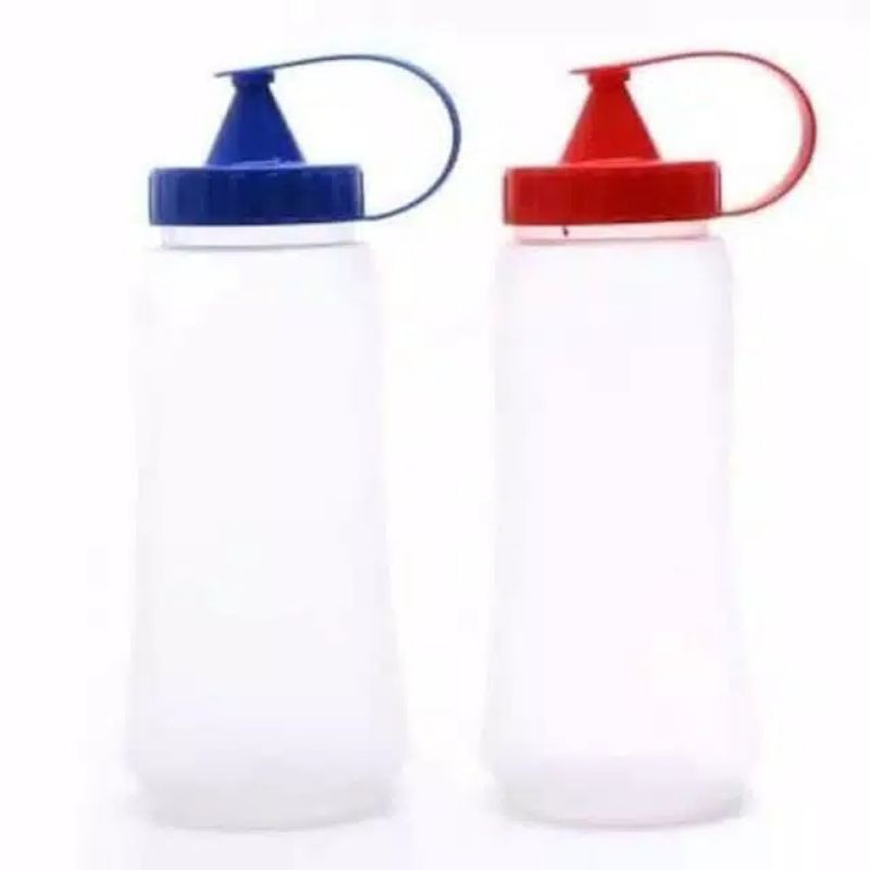 Jual Botol saos Botol kecap Botol mayones plastik ukuran 600ml | Shopee ...