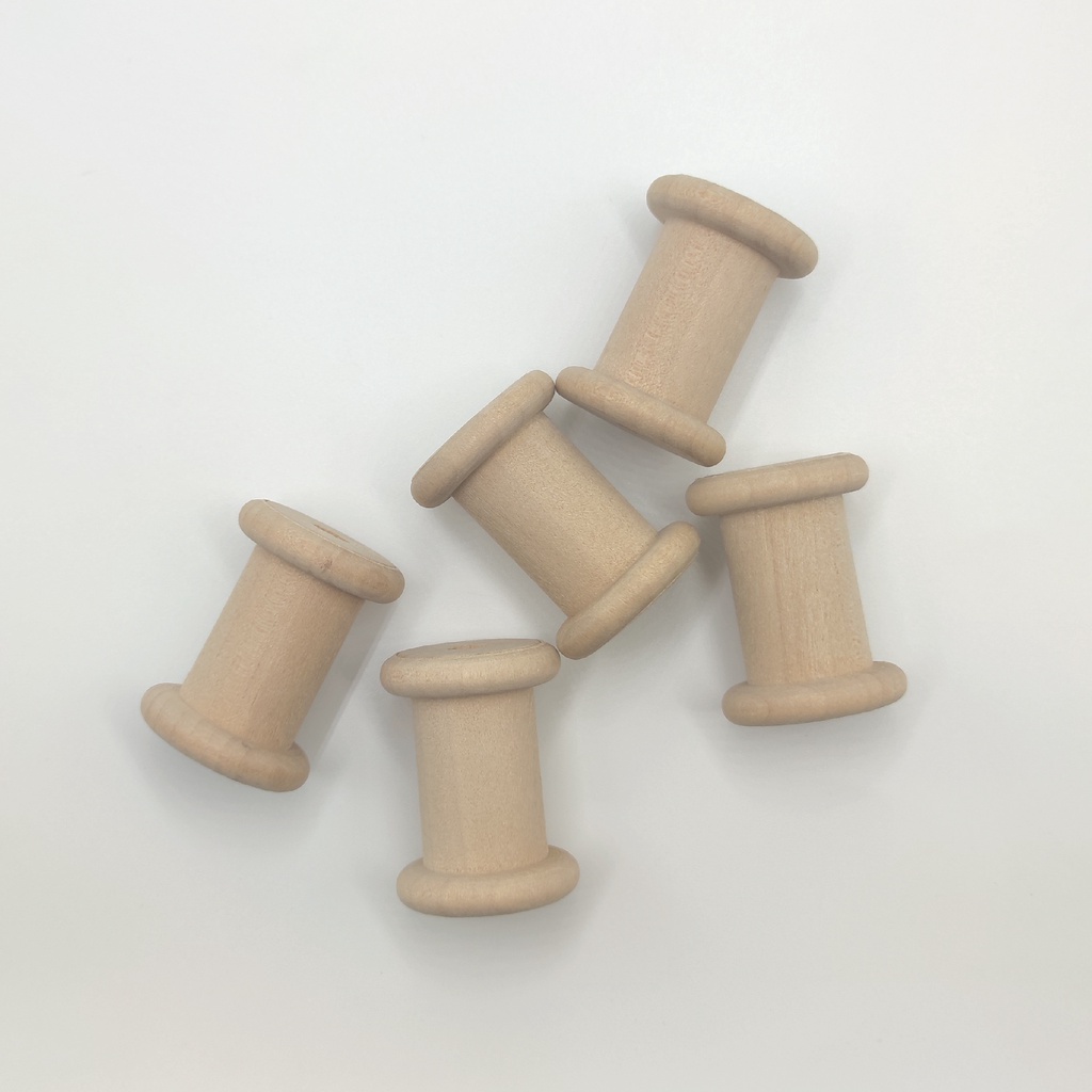 Jual Wooden Spool / Gulungan Kayu Silk Ribbon / Pita | Bobbin / Roll ...