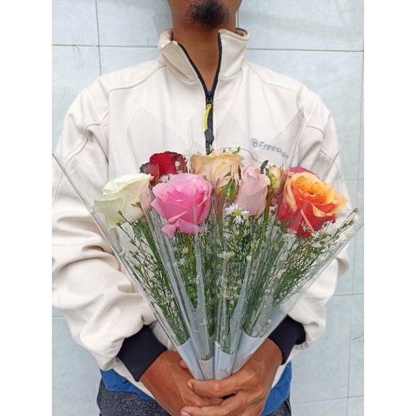 Jual Buket Bunga Mawar - isi 1 tangkai | Shopee Indonesia