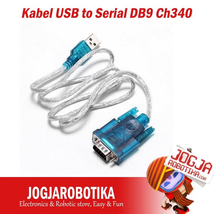Jual KABEL USB TO SERIAL VD A-47 DB9 CH340 | Shopee Indonesia