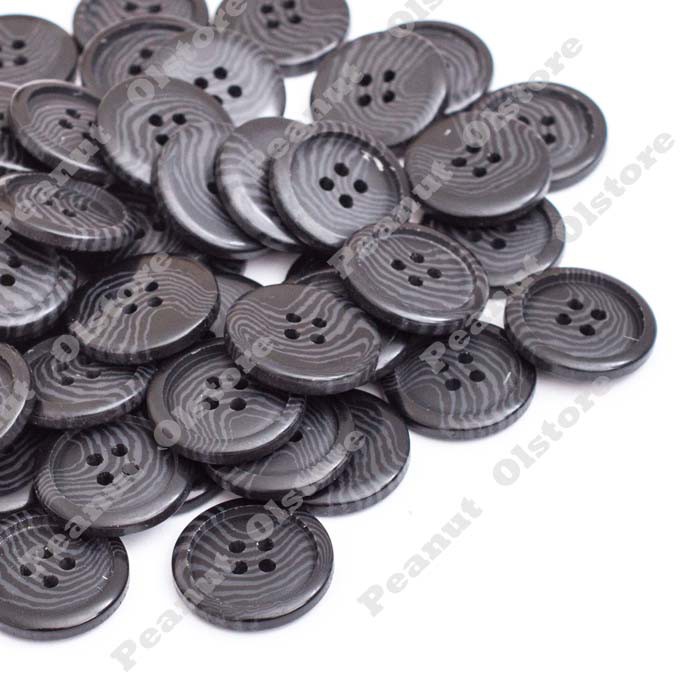Jual ( Harga per biji ) Kancing baju hitam 2cm wave | Shopee Indonesia