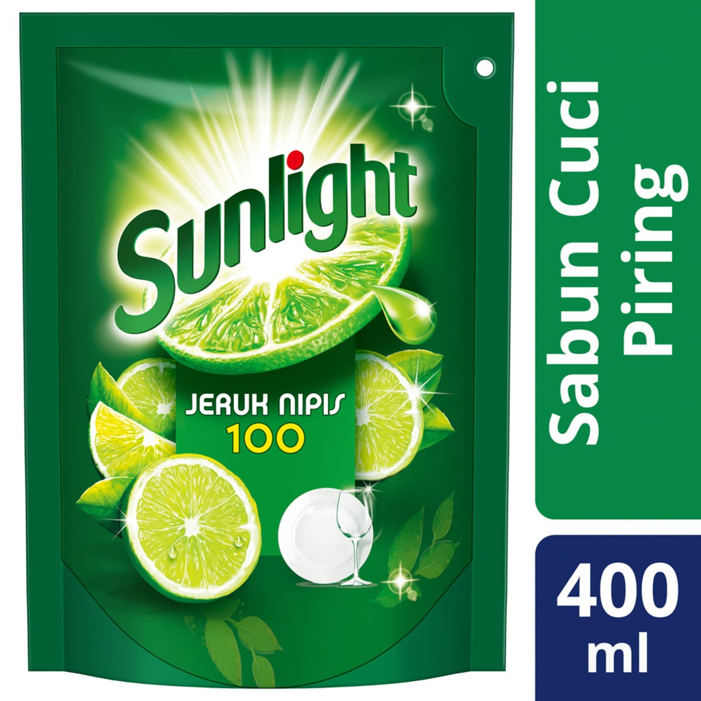 Jual Sunlight Sabun Cuci Piring Jeruk Nipis Refill 420 ml | Shopee Indonesia