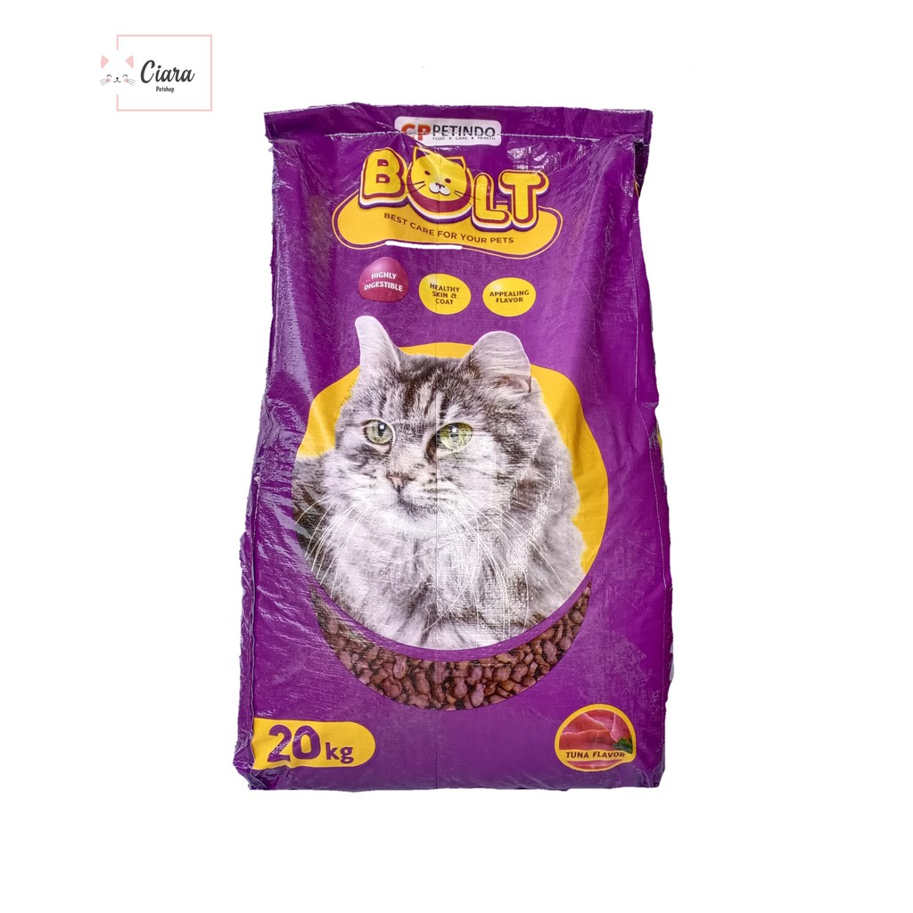 Jual BOLT IKAN 20 KG Makanan Kucing Cat Food (Gojek/Grab) | Shopee ...