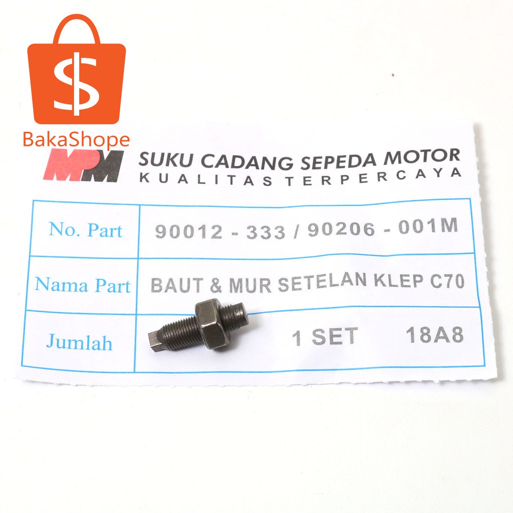Jual Baut Setelan Klep Honda C70 S90 S90Z Prima Grand Supra | Shopee Indonesia