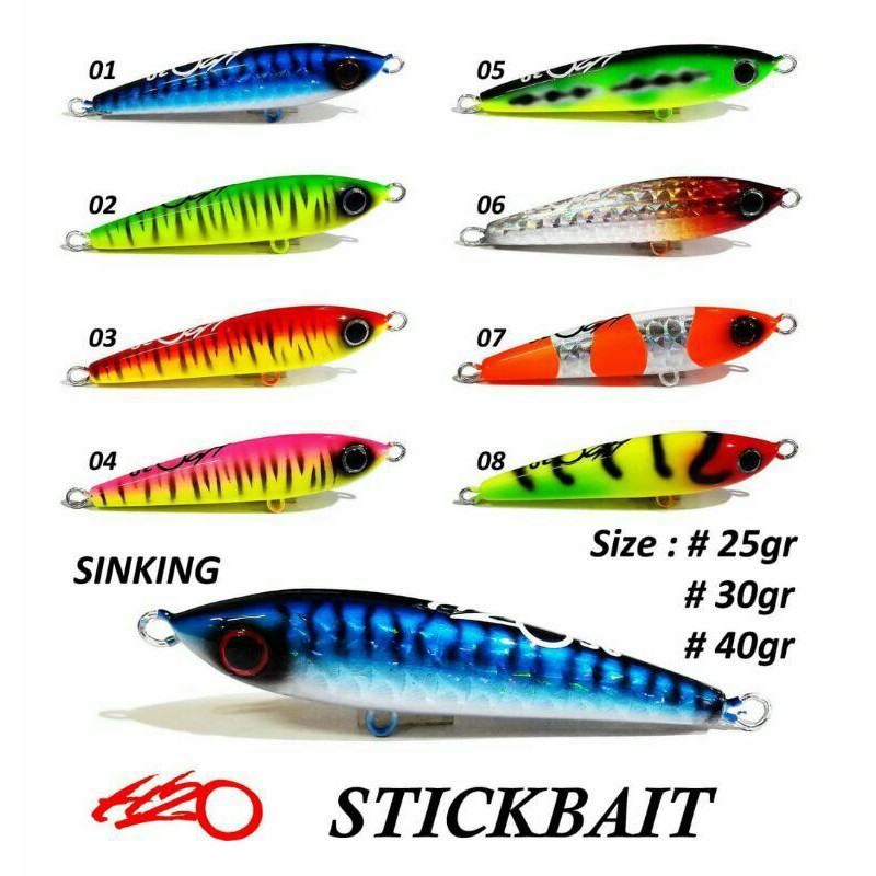 Jual Minnow, Lure, Umpan STICK BAIT H2O | Shopee Indonesia