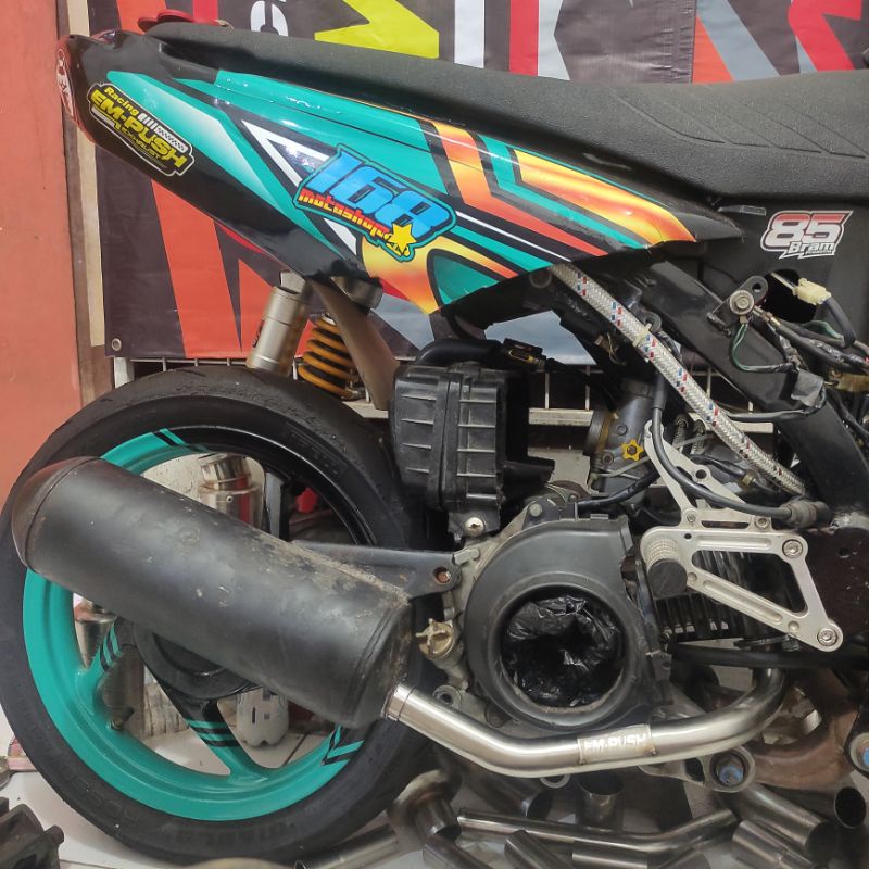 Jual KNALPOT EMPUSH EXHAUST HONDA BEAT MODEL STANDAR MP7 MPRING ...