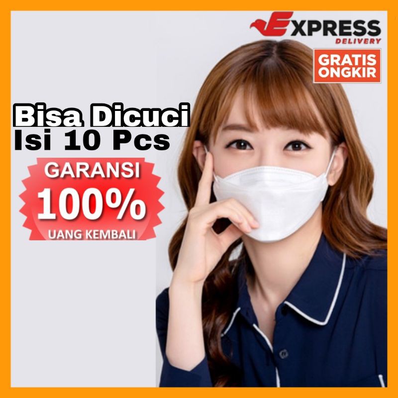 Jual Masker KF95 3 Lapis Korea Protective Mask 1BOX Isi 10pcs | Shopee ...