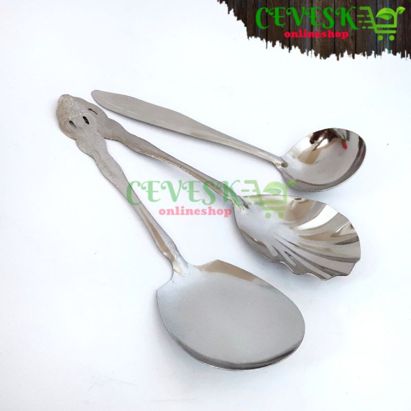 Jual SENDOK SAYUR STAINLESS SINDUK | Shopee Indonesia