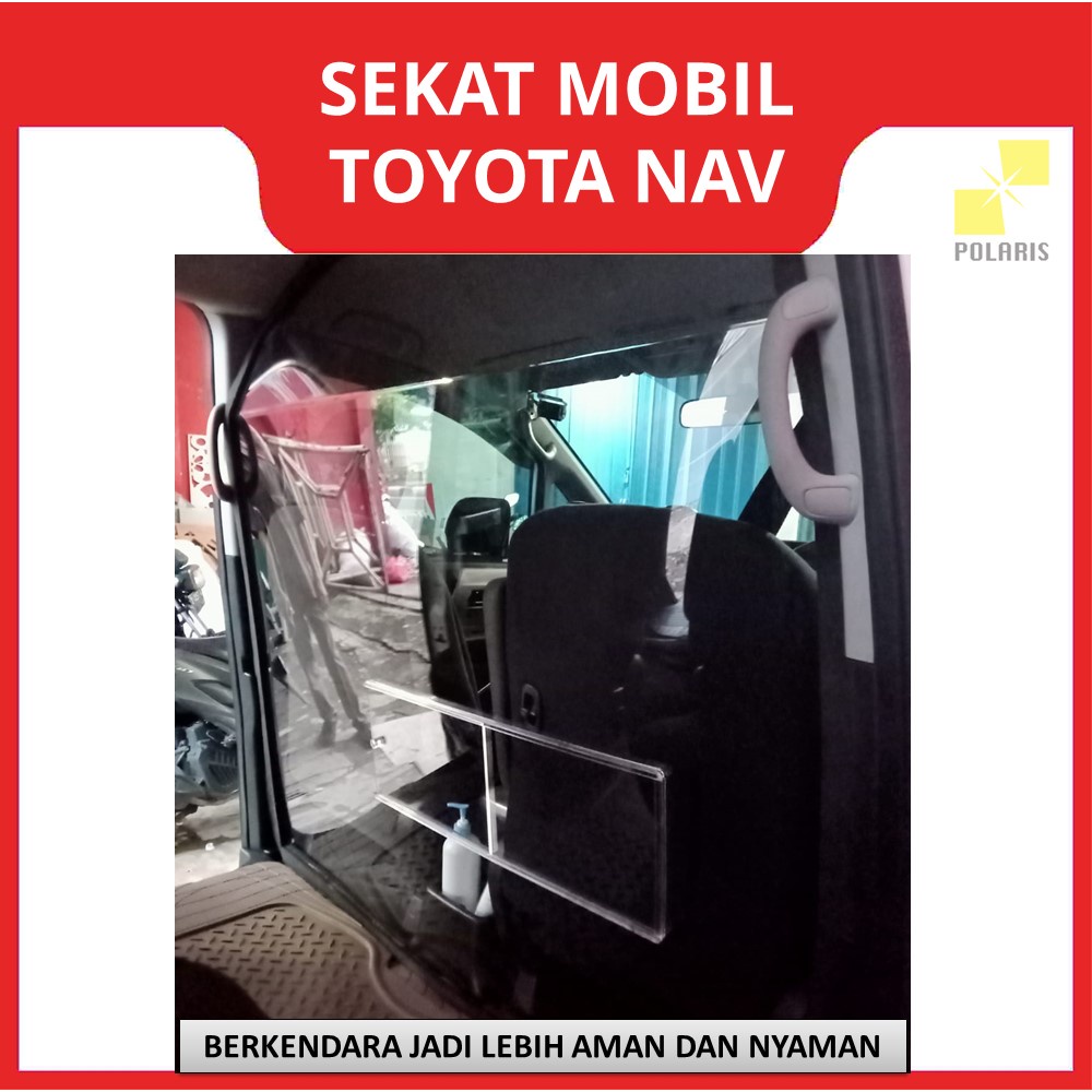 Jual PARTISI MOBIL/SEKAT MOBIL/PENGAMAN COVID/PARTISI AKRILIK TOYOTA ...
