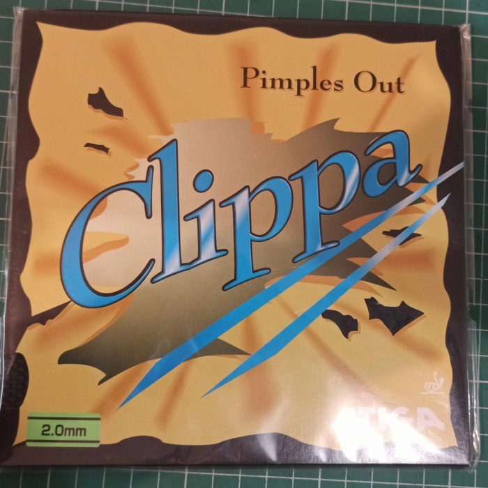 Jual Stiga Clippa-Rubber Karet Bintik Pendek Serang Short Pips - Hitam ...