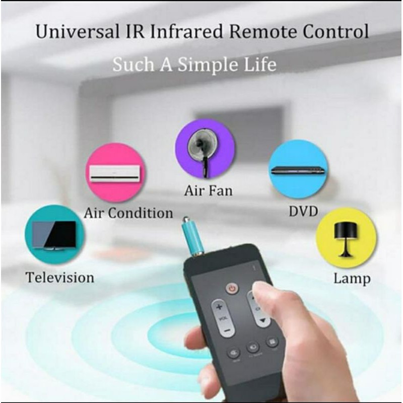Jual Wireless Infrared Smart Remote Control For Lighting ios jack 3.5mm ...