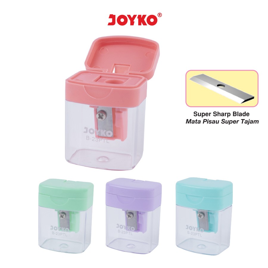 Jual Serutan Joyko Pastel B-23PTL Rautan Sharpener | Shopee Indonesia