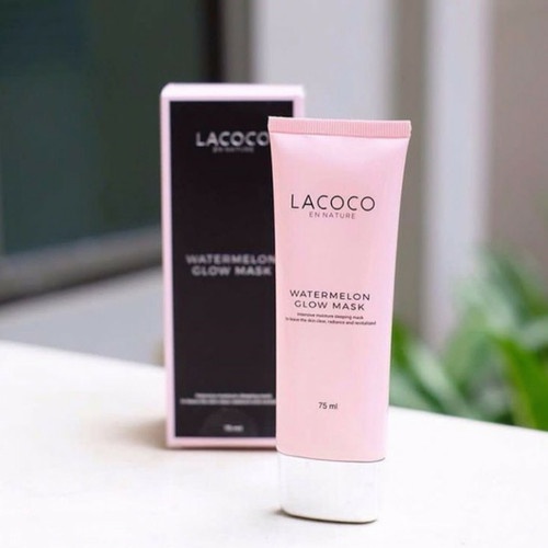 Jual Lacoco Watermelon Glow Mask Full size | Shopee Indonesia