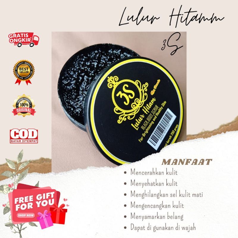 Jual Lulur Hitam 3s 250g,Original | Shopee Indonesia