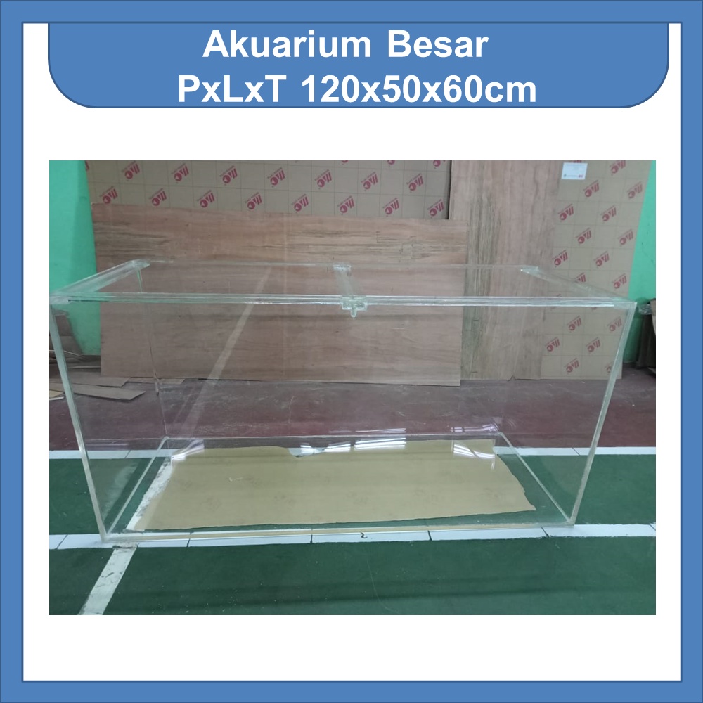 Jual Akuarium Besar Akrilik PxLxT 120x50x60cm | Shopee Indonesia