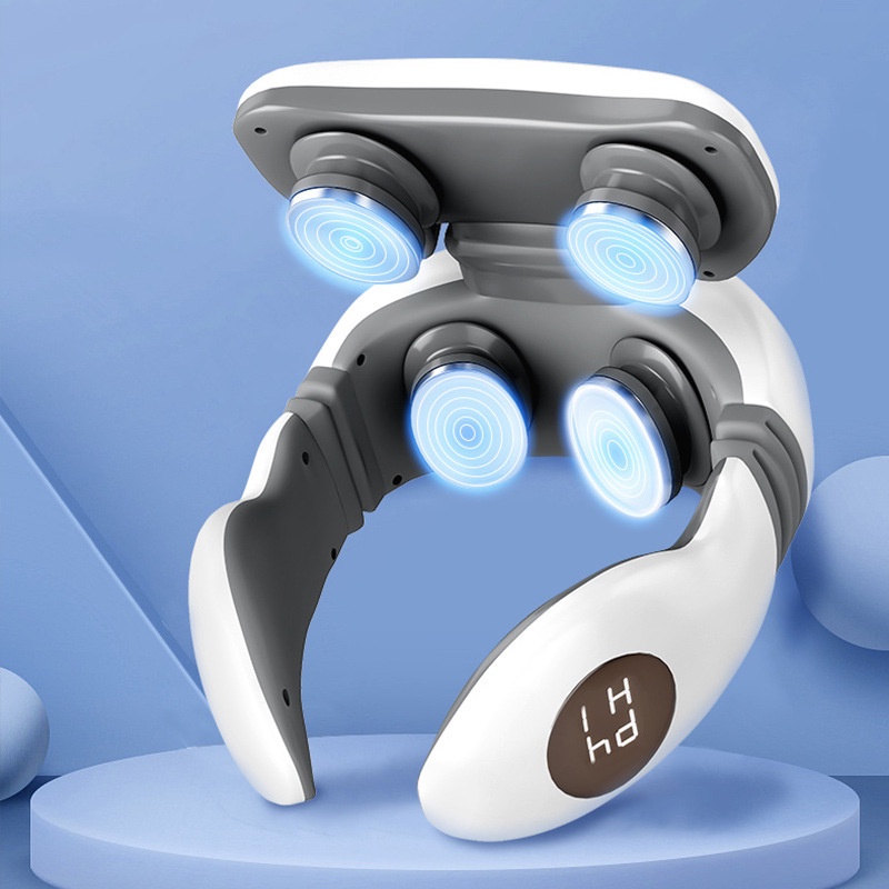 Jual Cervical Massage Shoulder Neck Massage Tool Electric Pulse Device ...