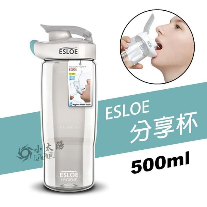 Jual Botol Minum ESLOE Tritan BPA FREE Sport Air Higienis Sehat 500ml H ...