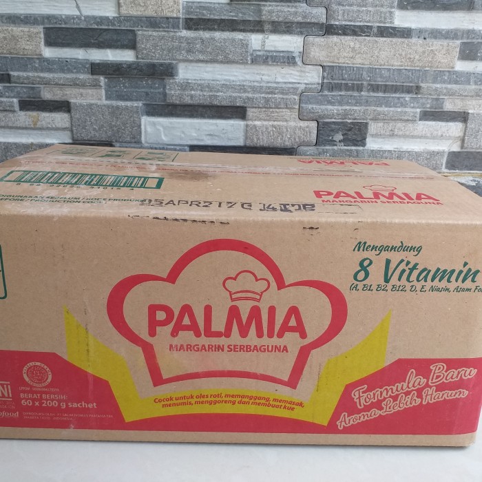 Jual Palmia Margarin Serbaguna 60x200 gram / Mentega Palmia 200g ...