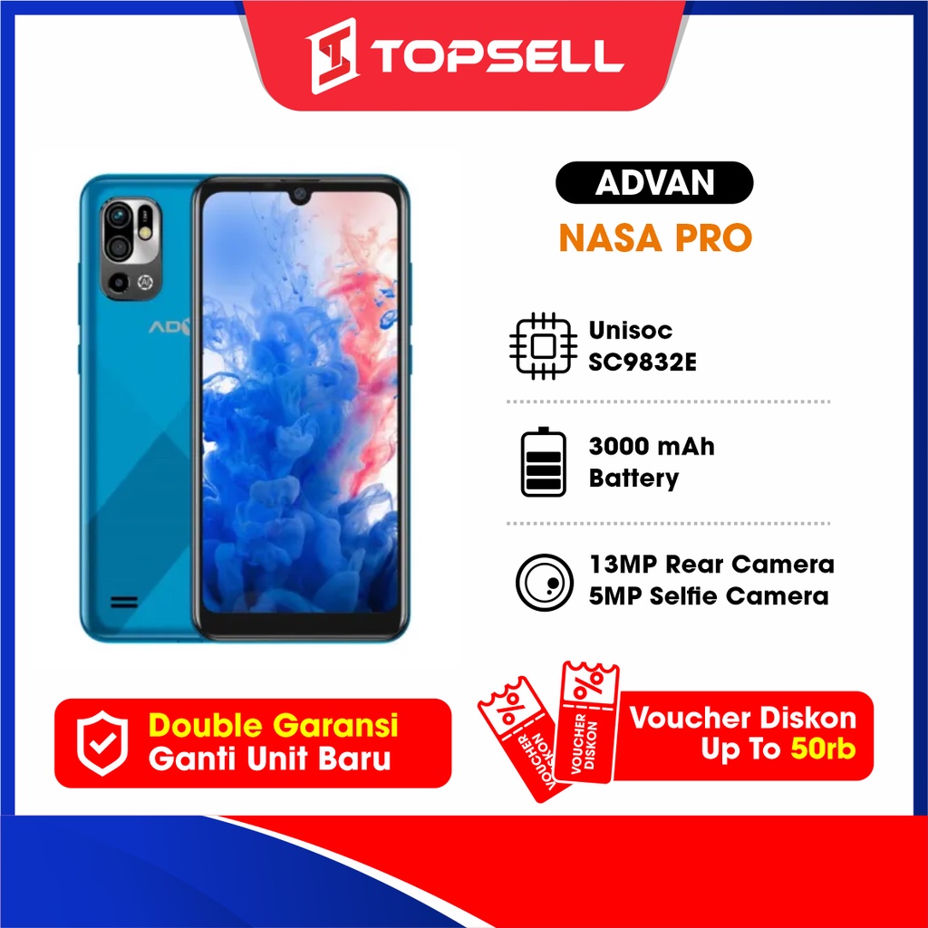 Jual Advan Nasa Pro 2/32GB 6.1 Inch Android 11 Garansi Resmi 12 Bulan ...