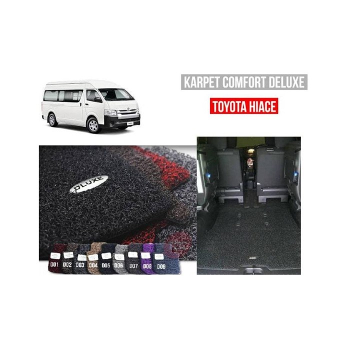 Jual Karpet Comfort Deluxe Khusus Toyota Hiace 021 | Shopee Indonesia