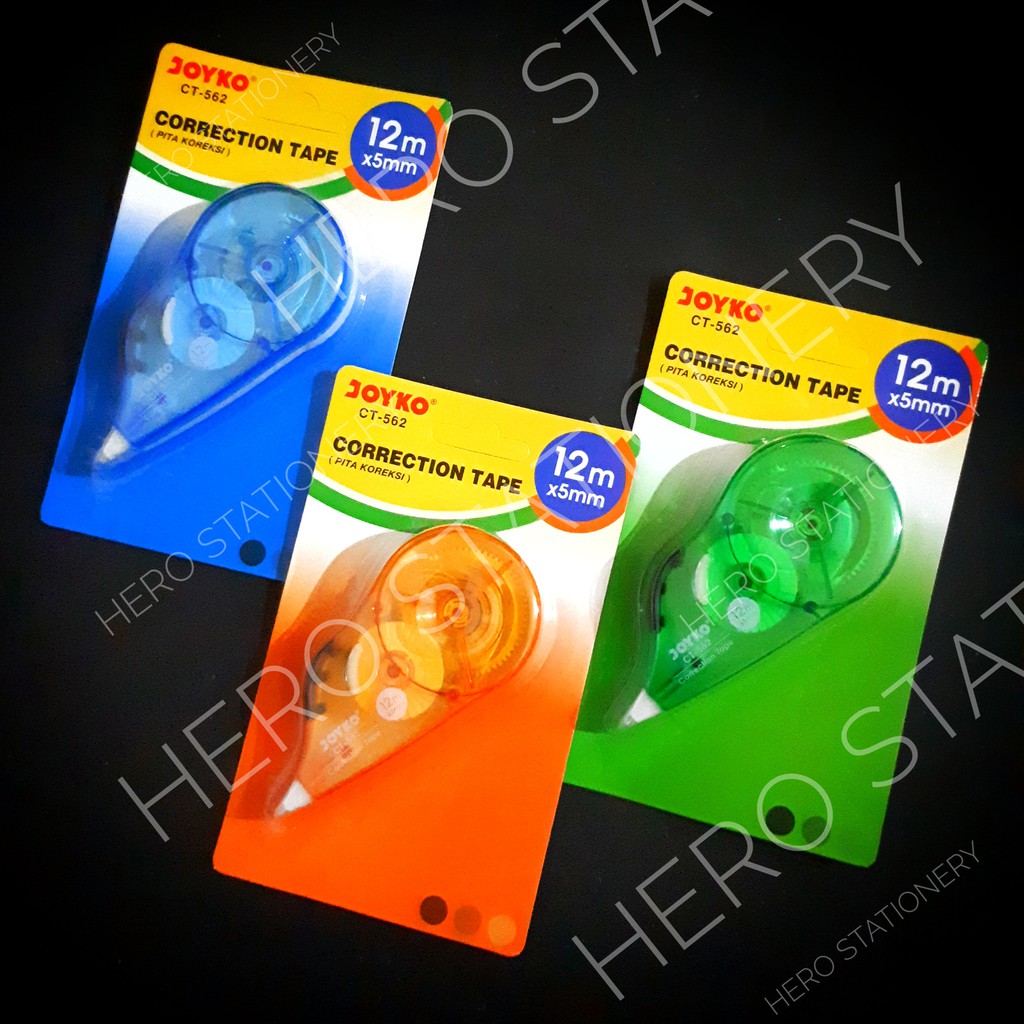 Jual Correction tape pita koreksi joyko neon 12 m CT-562 | Shopee Indonesia