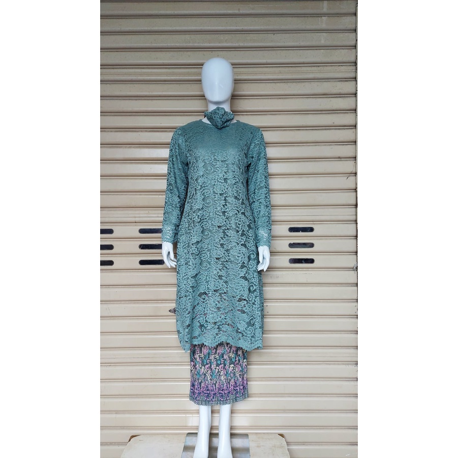 Jual Setelan Kebaya Pesta Terlaris//Set Tunik Brokat Harga Promo ...