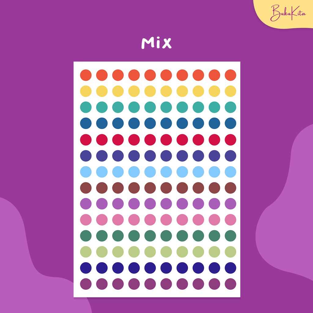 Jual Stiker Lucu Reward Chart Anak Sticker Book Label Bulat Polkadot ...