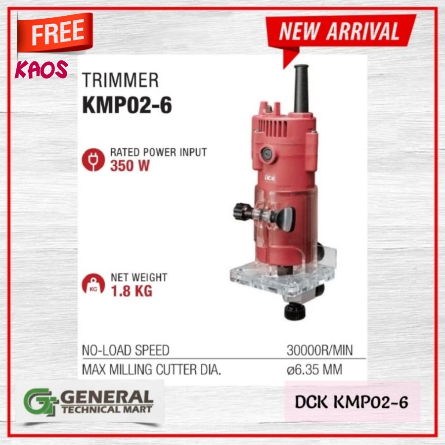 Jual mesin profil kayu trimmer router KMP 02-6 DCK KMP02-6 | Shopee Indonesia