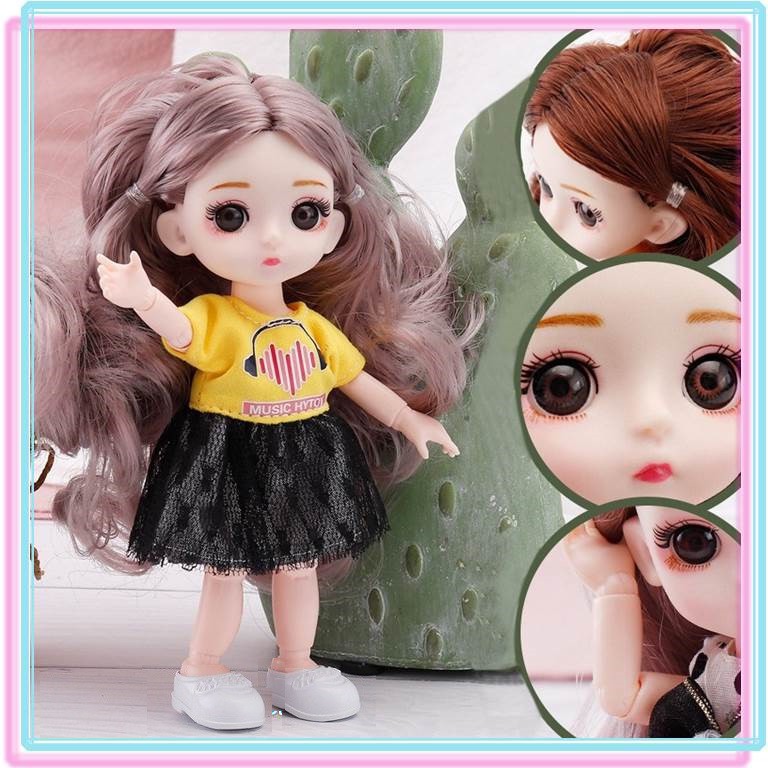 Jual Mainan anak perempuan Boneka BJD doll Princess 17cm cute | Shopee ...