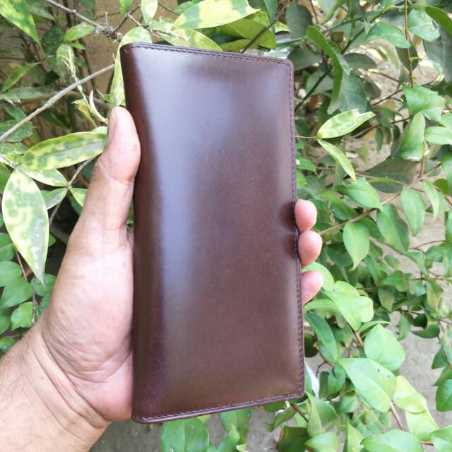 Jual Dompet Pria Model Panjang Asli Kulit Sapi Warna Coklat | Shopee ...