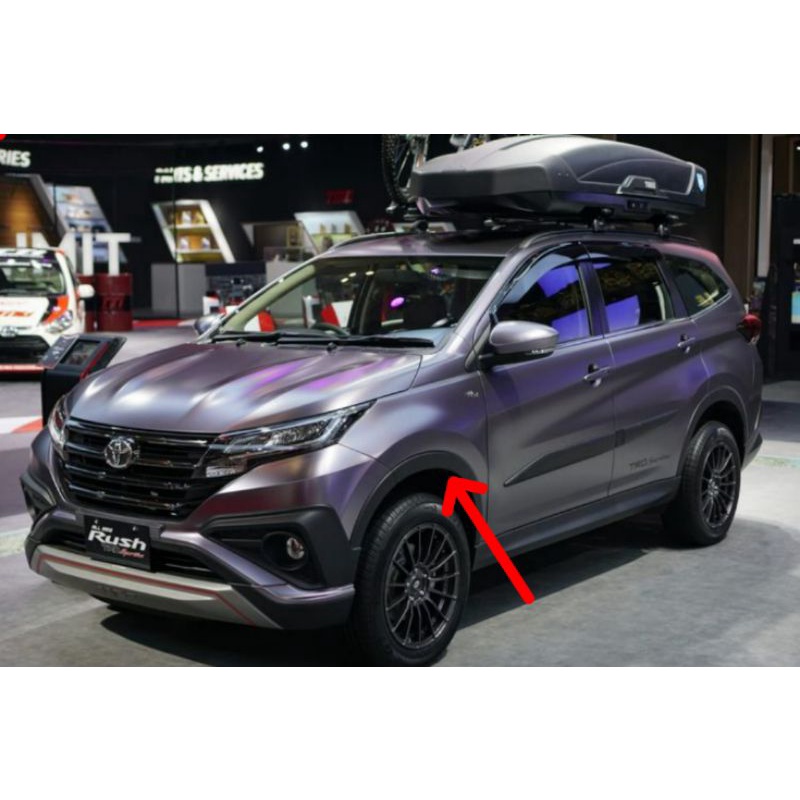 Jual over fender spoiler fender all new rush 2018 up original | Shopee ...