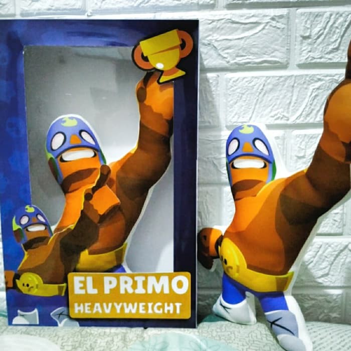 Jual Plushie (boneka bantal) Brawl Stars - El Primo Limited | Shopee ...