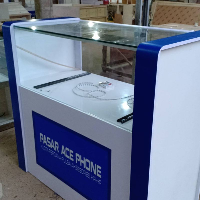 Jual Meja etalase counter minimalis | Shopee Indonesia