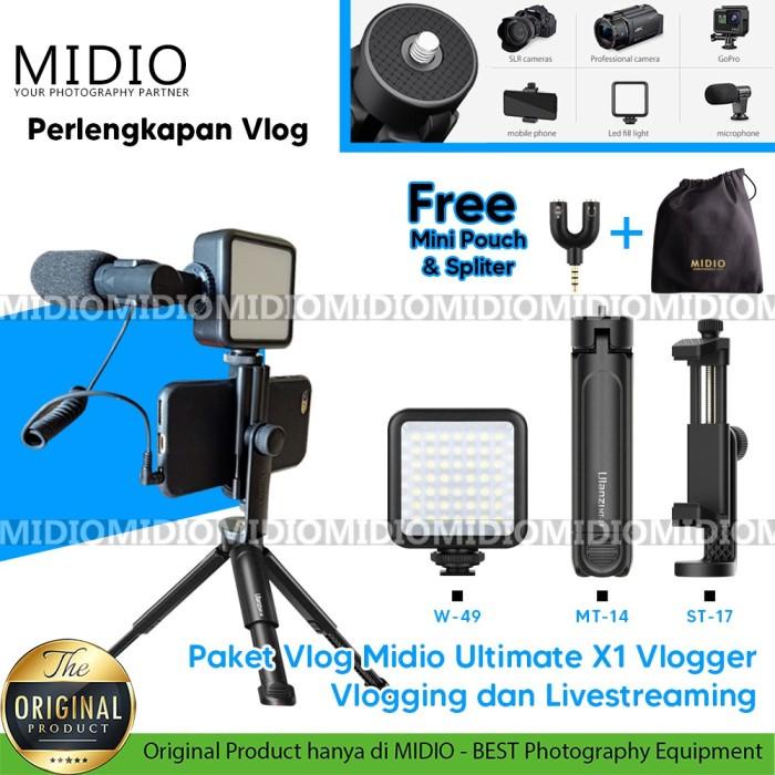 Jual Paket Vlog Midio Ultimate X1 Vlogger Vlogging dan Livestreaming ...
