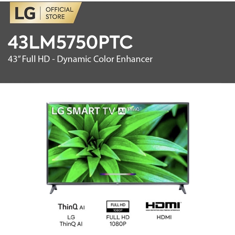 Jual LED 43 inch LG SMART TV / DIGITAL TV 43LM5750 (MEDAN) | Shopee ...