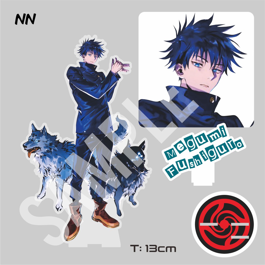 Jual Jujutsu Kaisen Megumi Fushiguro Casual Pack Standee Akrilik ...