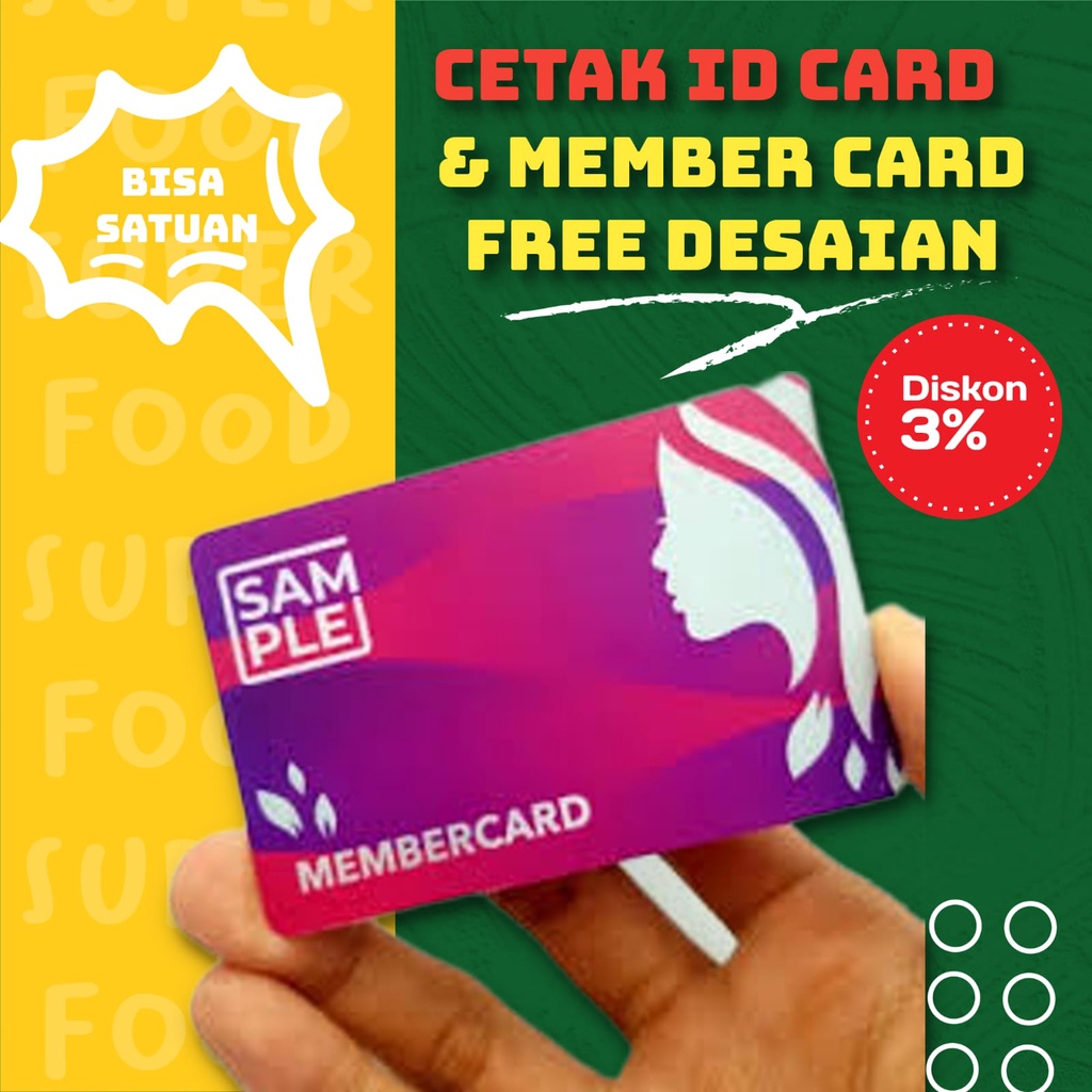 Jual Cetak ID Card PVC Premium Kartu Member / Kartu Anggota Pelajar ...