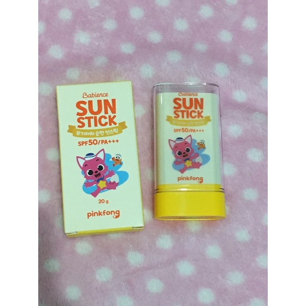 Jual BABIENCE PINKFONG BABY SUN STICK 20g | Shopee Indonesia