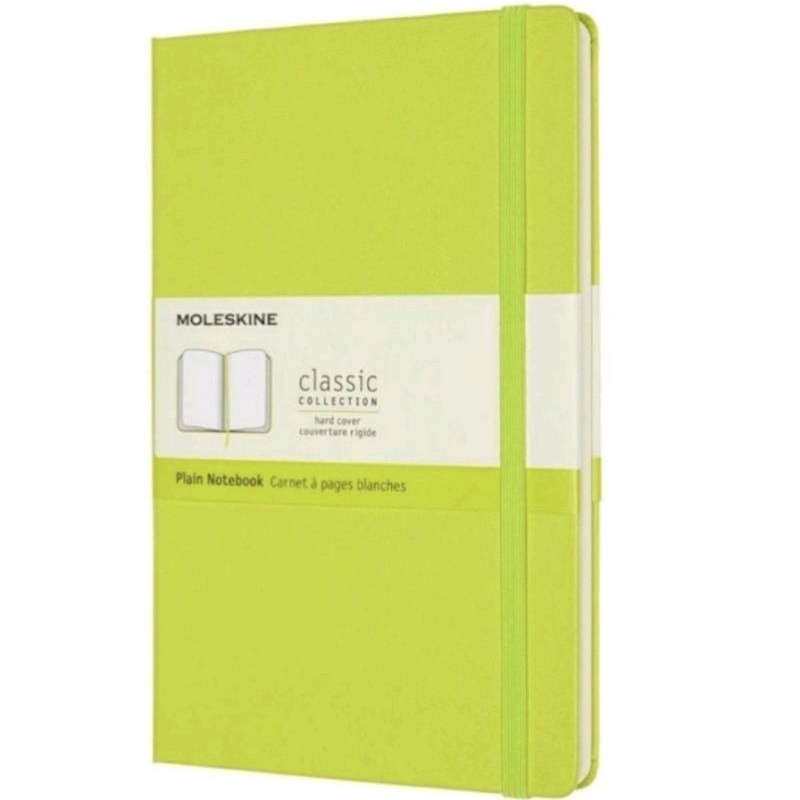 Jual Moleskine Plain Notebook Classic Collection Lime Green | Shopee ...