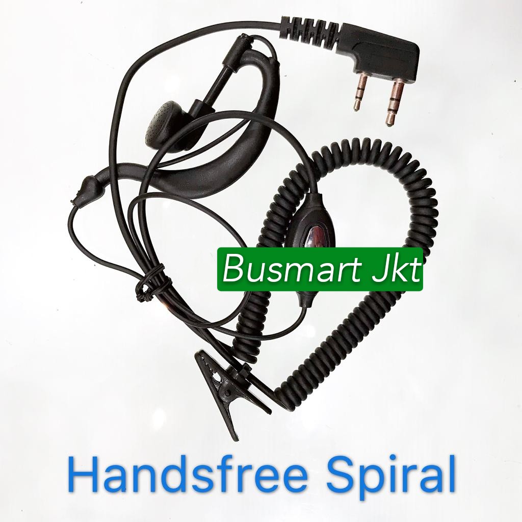 Jual Handsfree/Headset Spiral (Untuk semua Ht merk China) | Shopee ...