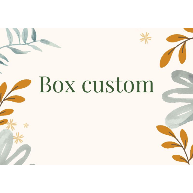Jual box custom | Shopee Indonesia