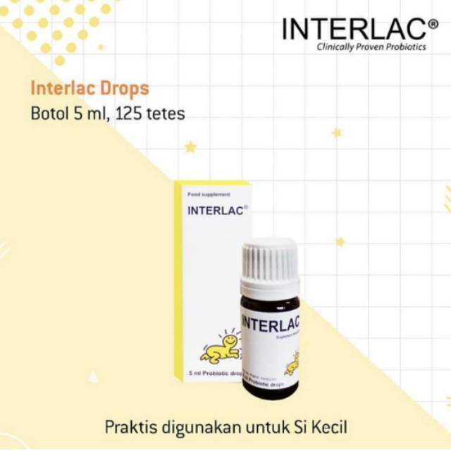 Jual INTERLAC OIL PROBIOTIC DROP 5ml | Shopee Indonesia