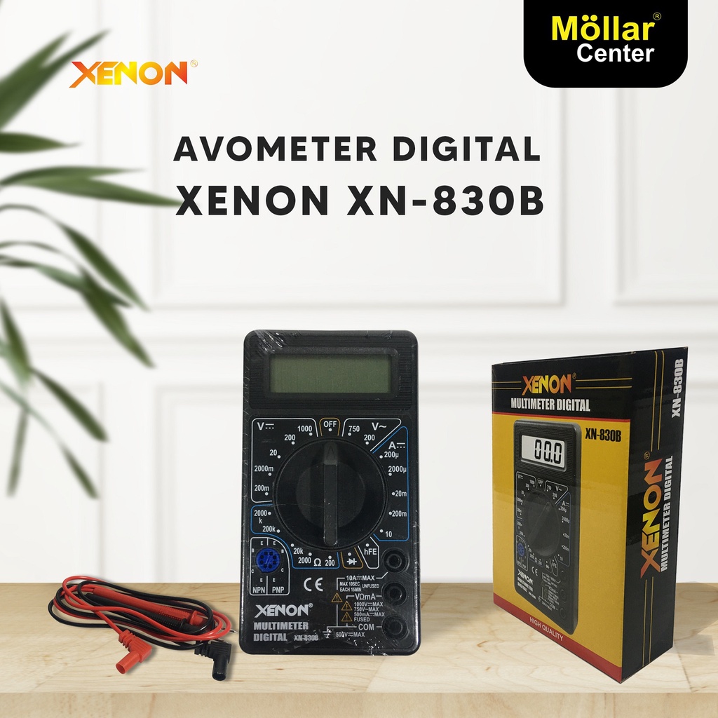 Jual XENON Multimeter Digital - Avometer Multitester Avo Tester 830B ...