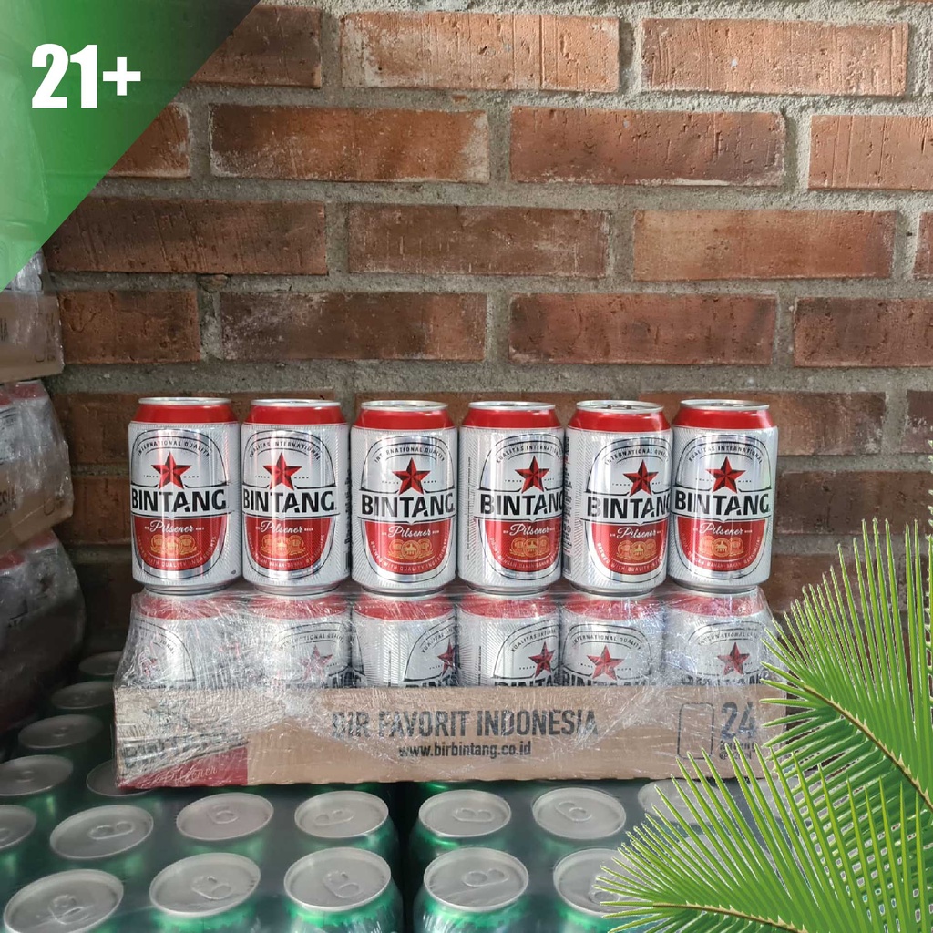 Jual Beer Bintang Can Bir 320ml x 24 Kaleng / Karton | Shopee Indonesia