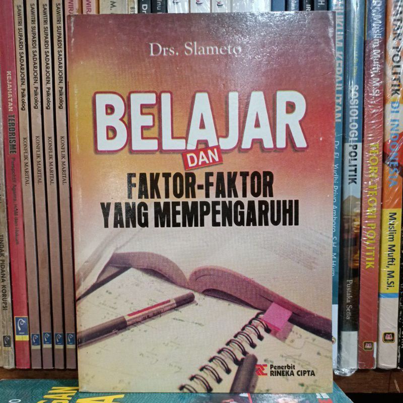 Jual BELAJAR DAN FAKTOR FAKTOR YANG MEMPENGARUHINYA drs, Slameto ... Jual BELAJAR DAN FAKTOR FAKTOR YANG MEMPENGARUHINYA drs, Slameto ...